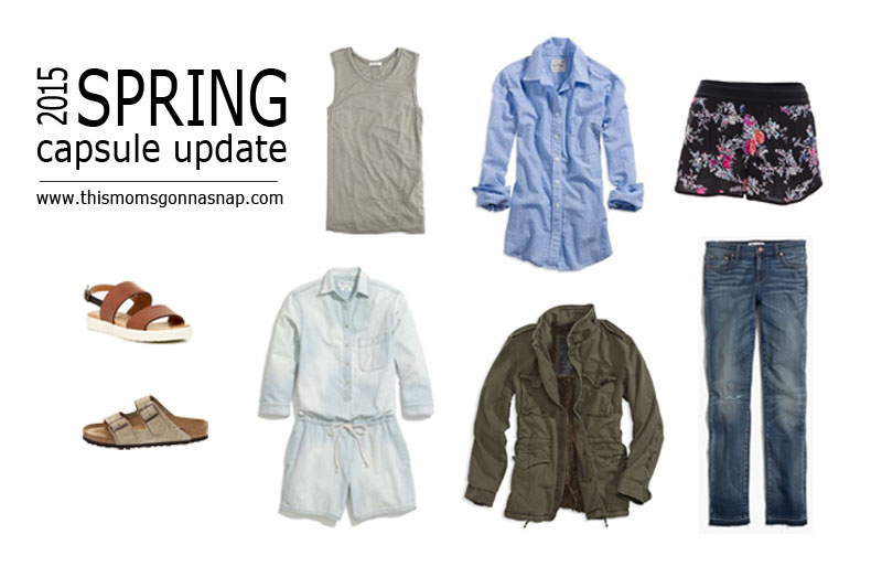 Spring Capsule Wardrobe Update - THIS MOM'S GONNA SNAP!